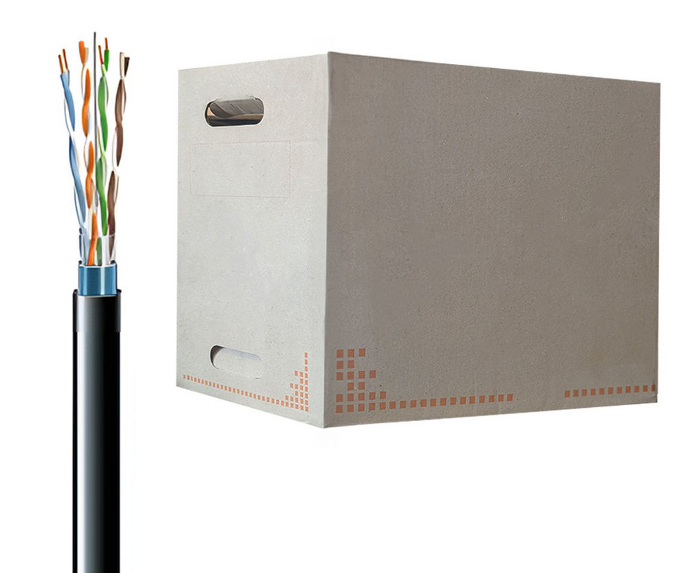 Cablu FTP CAT5E, din cupru, 4x2x24AWG, rola 305m, Safer ADM-FTP5E ...