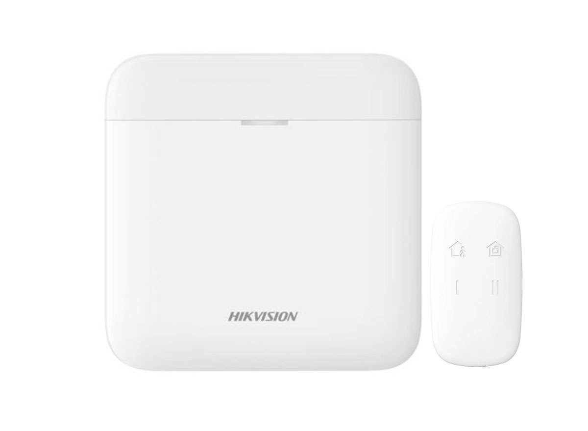 Kit Hikvision AX PRO, Centrala de efractie wireless cu 64 de zone si ...